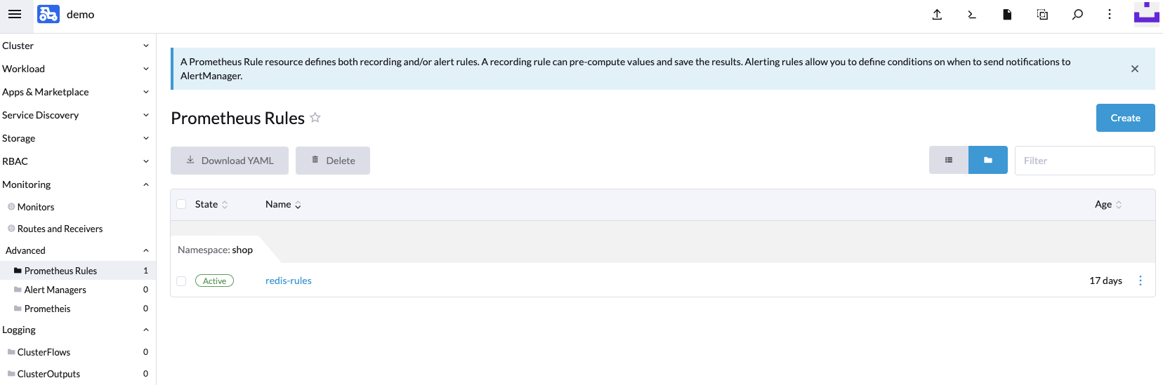 Missing namespace selector on namespaced monitoring and logging resources · Issue #4998 ...
