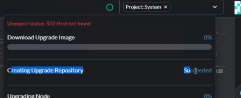[BUG] Upgrade fails because upgrade-repo VM is not becoming healthy and gets deleted again ...