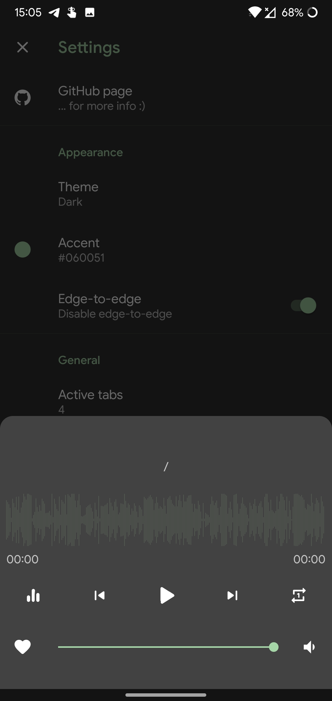 Navbar should be black in dark mode · Issue #86 · enricocid/Music ...