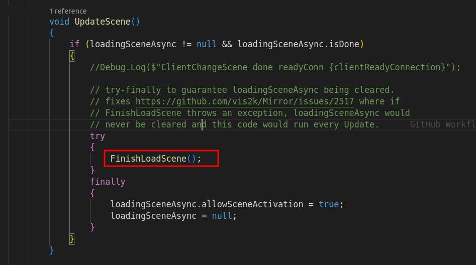 Race Condition: Invalid Scene Id · Issue #3300 · MirrorNetworking/Mirror · GitHub