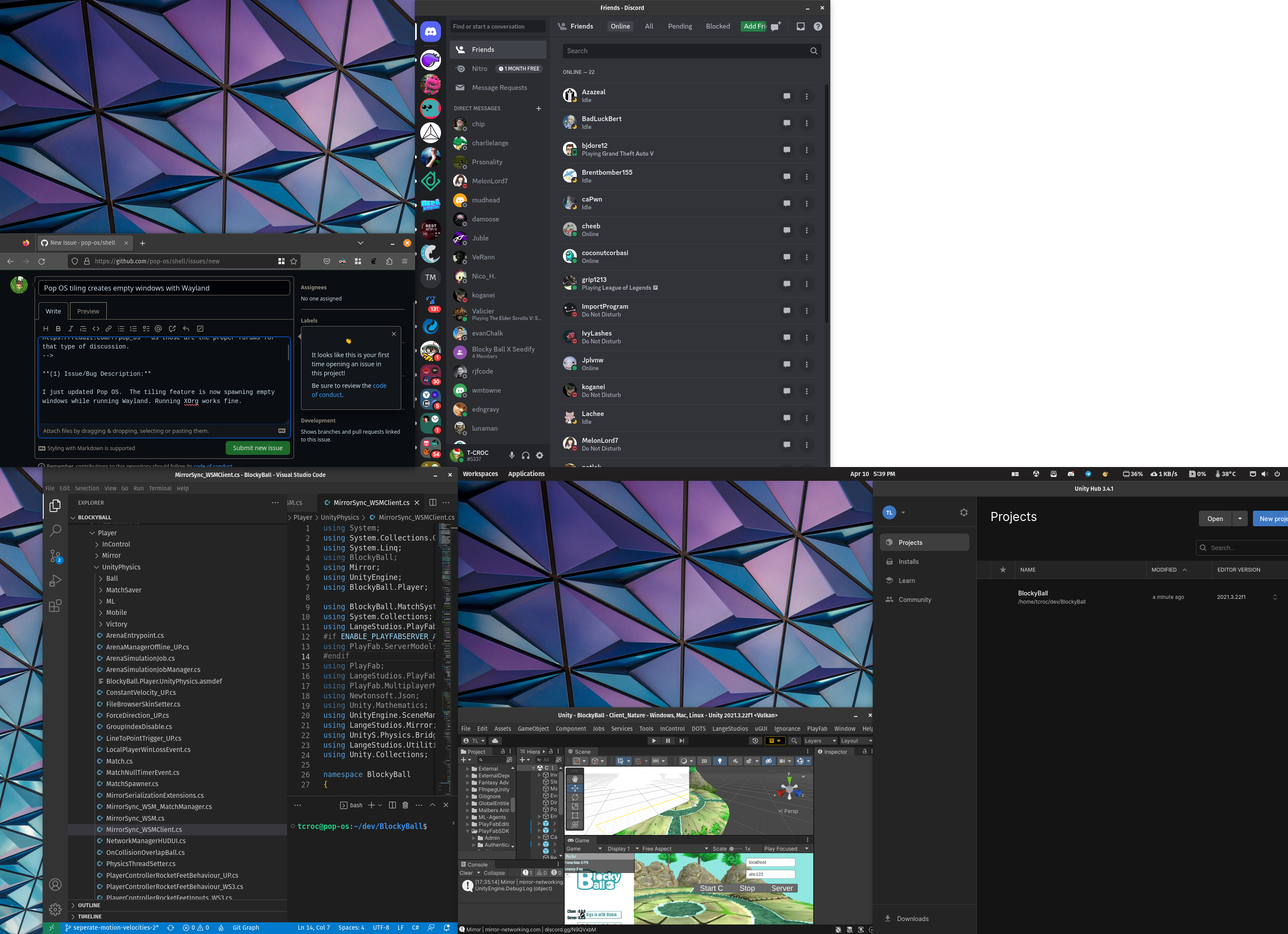 Pop OS tiling creates empty windows with Wayland · Issue #1608 · pop-os ...