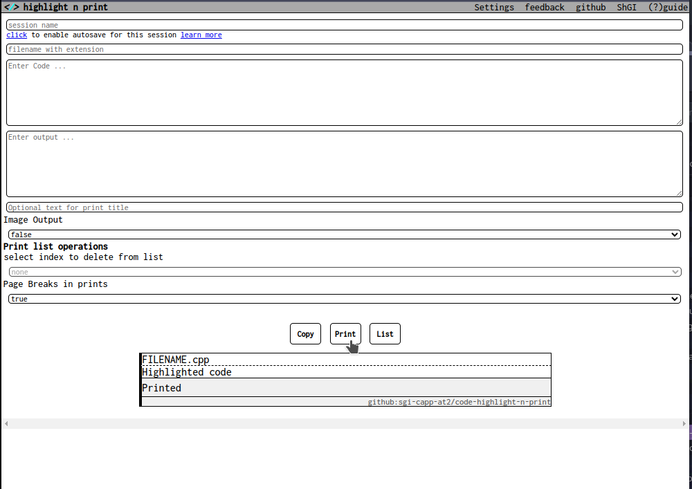 CSS Upgrade · Issue #13 · SGI-CAPP-AT2/code-highlight-n-print · GitHub