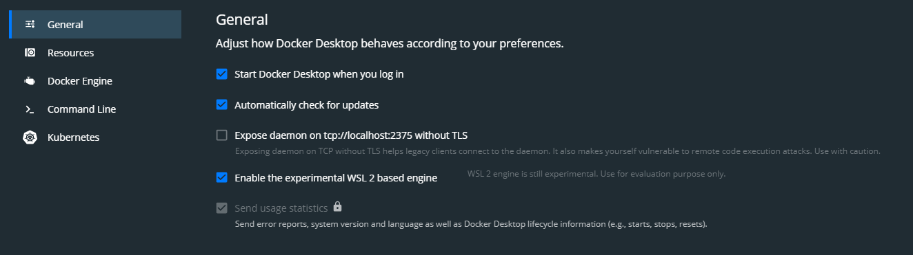 [wsl2] Docker Cli Cannot Connect To Running Docker Engine