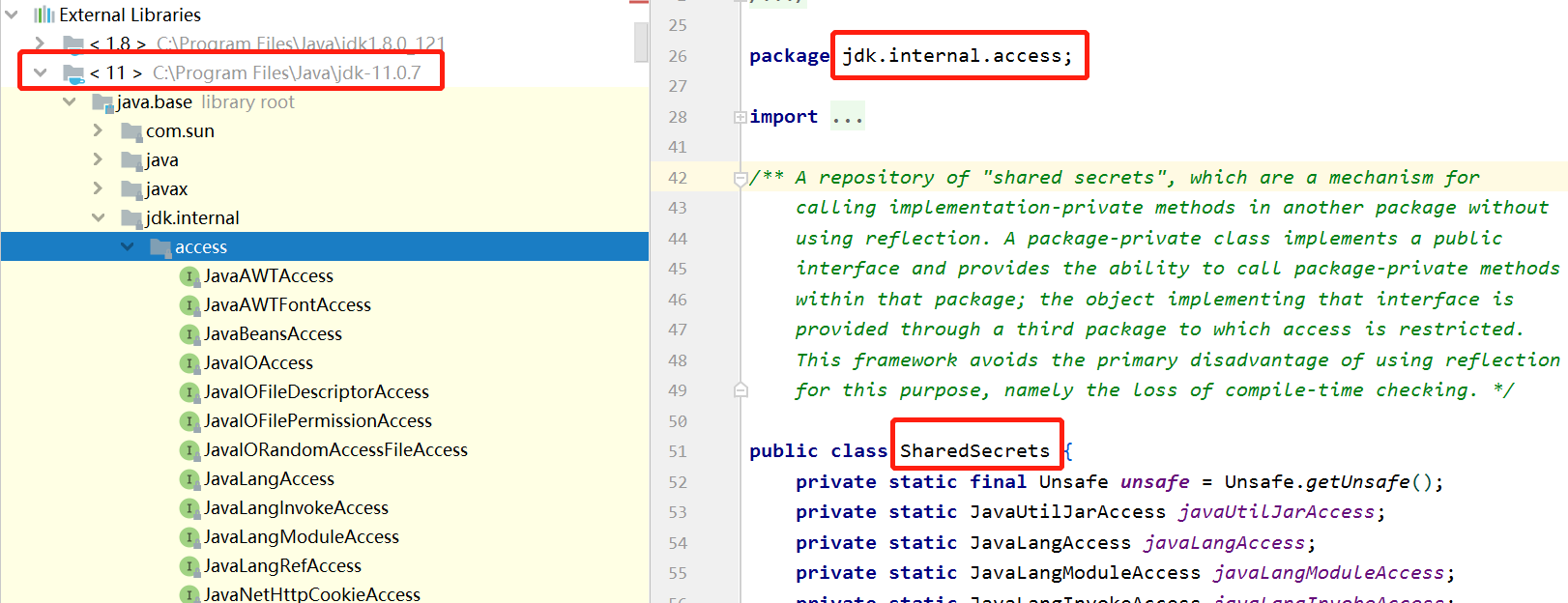 Agent startup fails if use oracle jdk11(ClassNotFoundException:JavaLangAccess/SharedSecrets ...