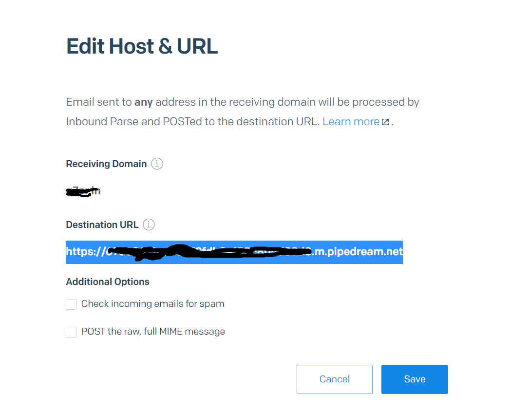 Send grid inbound email parsing not working for all email sent to a particular domain · Issue ...