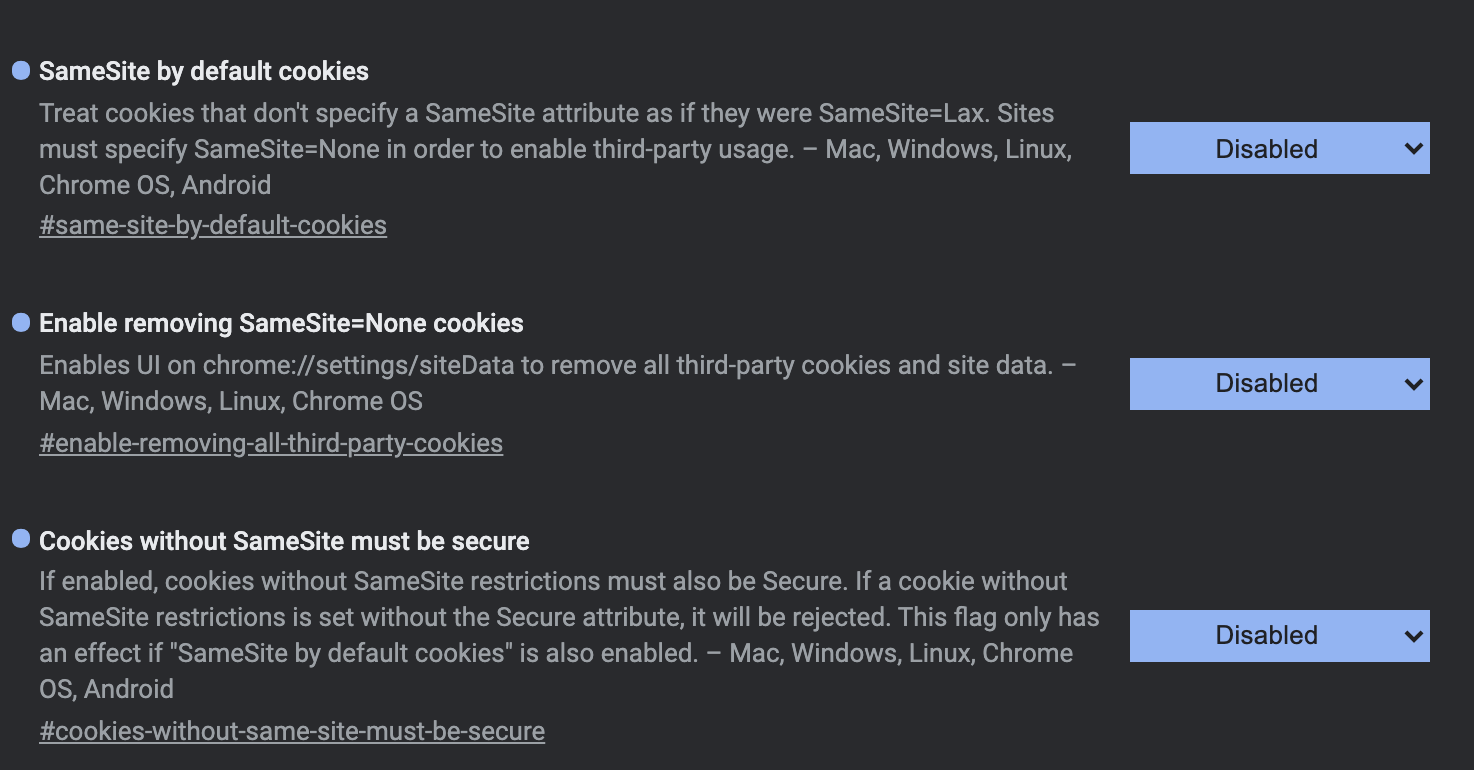 SameSite issues when setting cookies on the localhost · Issue #287 · mauriciovigolo/keycloak ...