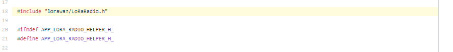 Reason for lora_radio_helper.h includes LoRaRadio.h outside the include guard? · Issue #138 ...