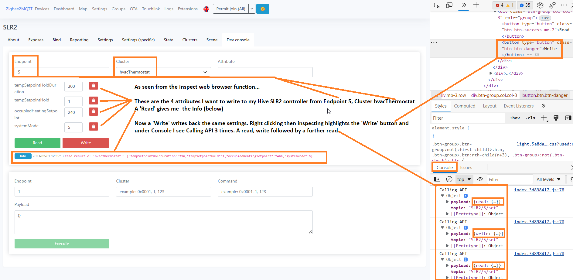 [Help Request] - Identical cluster/command combo does different things - set/get/write · Koenkk ...