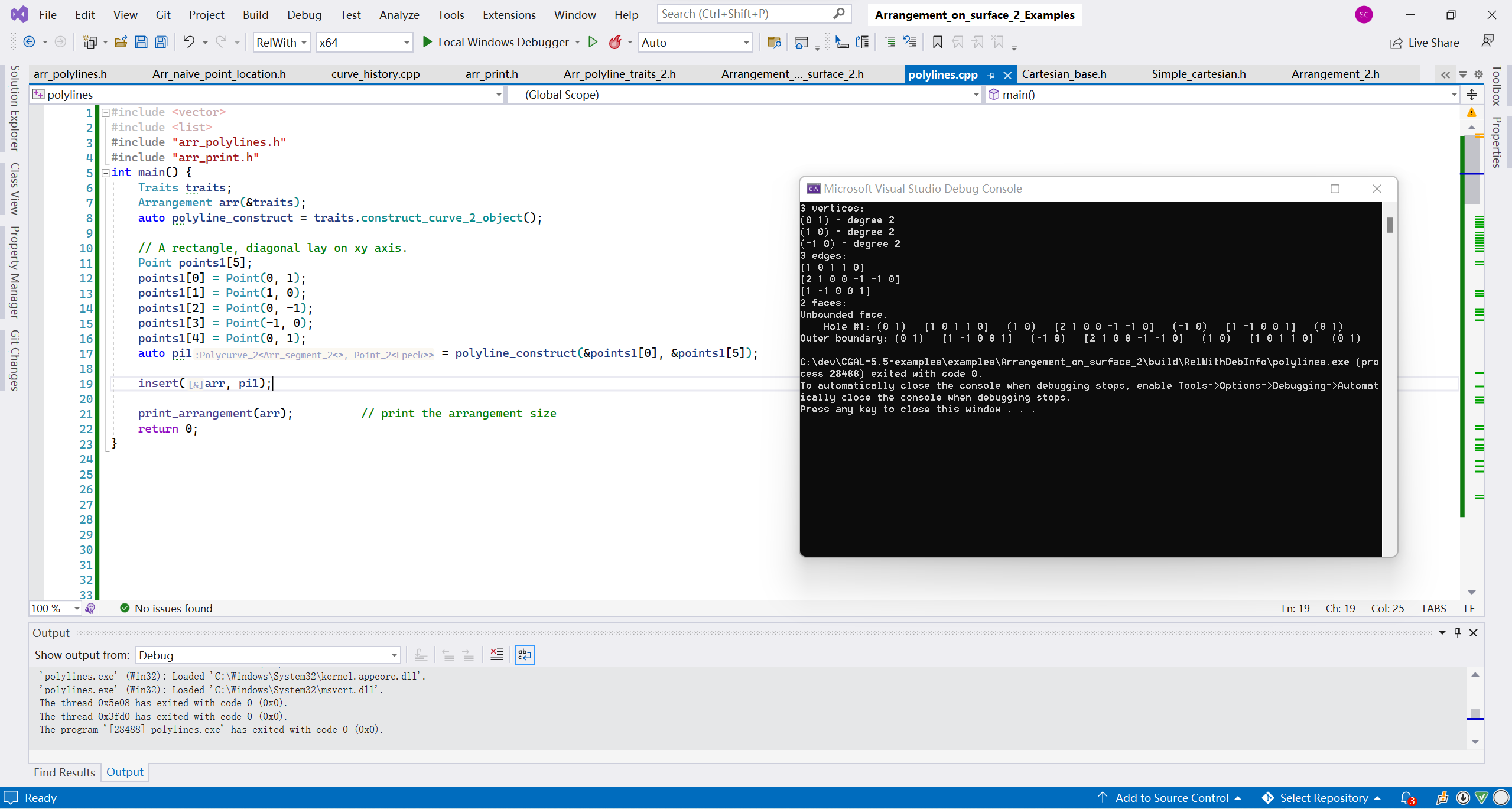 Arrangement polyline bug · Issue #7033 · CGAL/cgal · GitHub