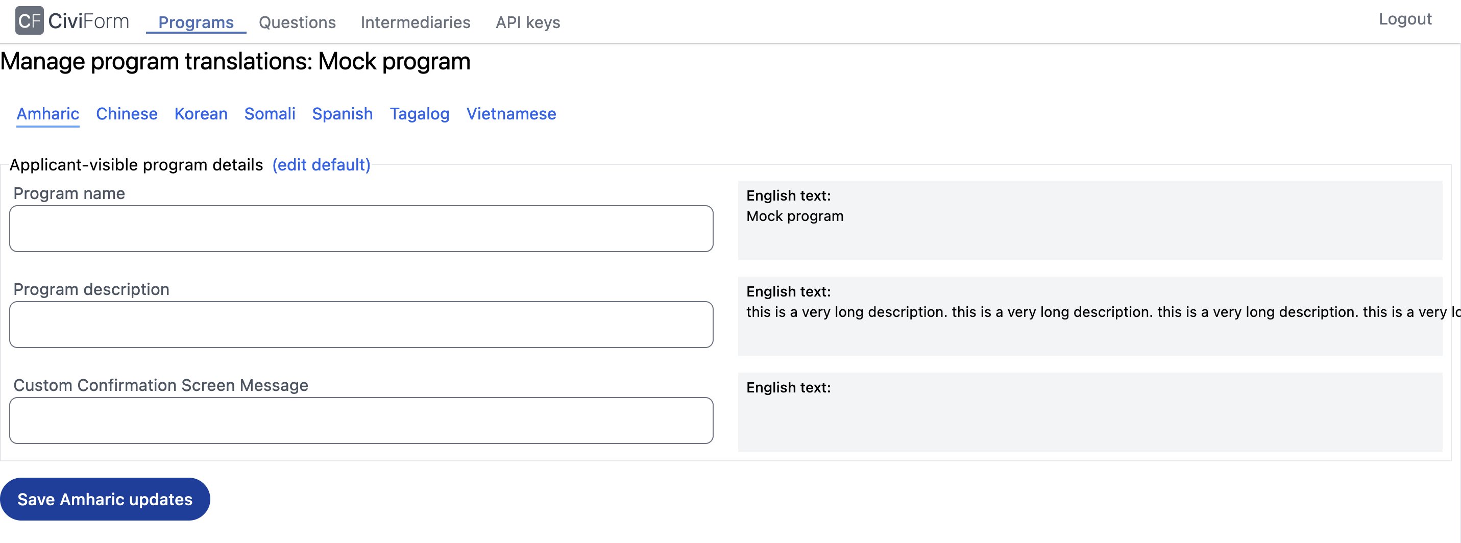 English text on translations page does not wrap · Issue #4233 · civiform/civiform · GitHub