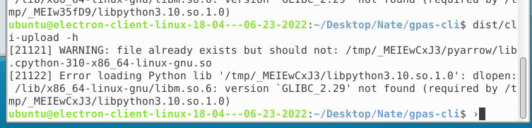 HCELEC-399 user can not run gpas-cli on Linux 16 or 18 OS · Issue #43 ...