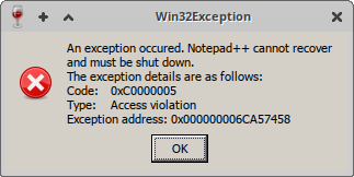 Crash (exception Access violation) on Settings Preferences under Ubuntu (Wine) · Issue #12021 ...