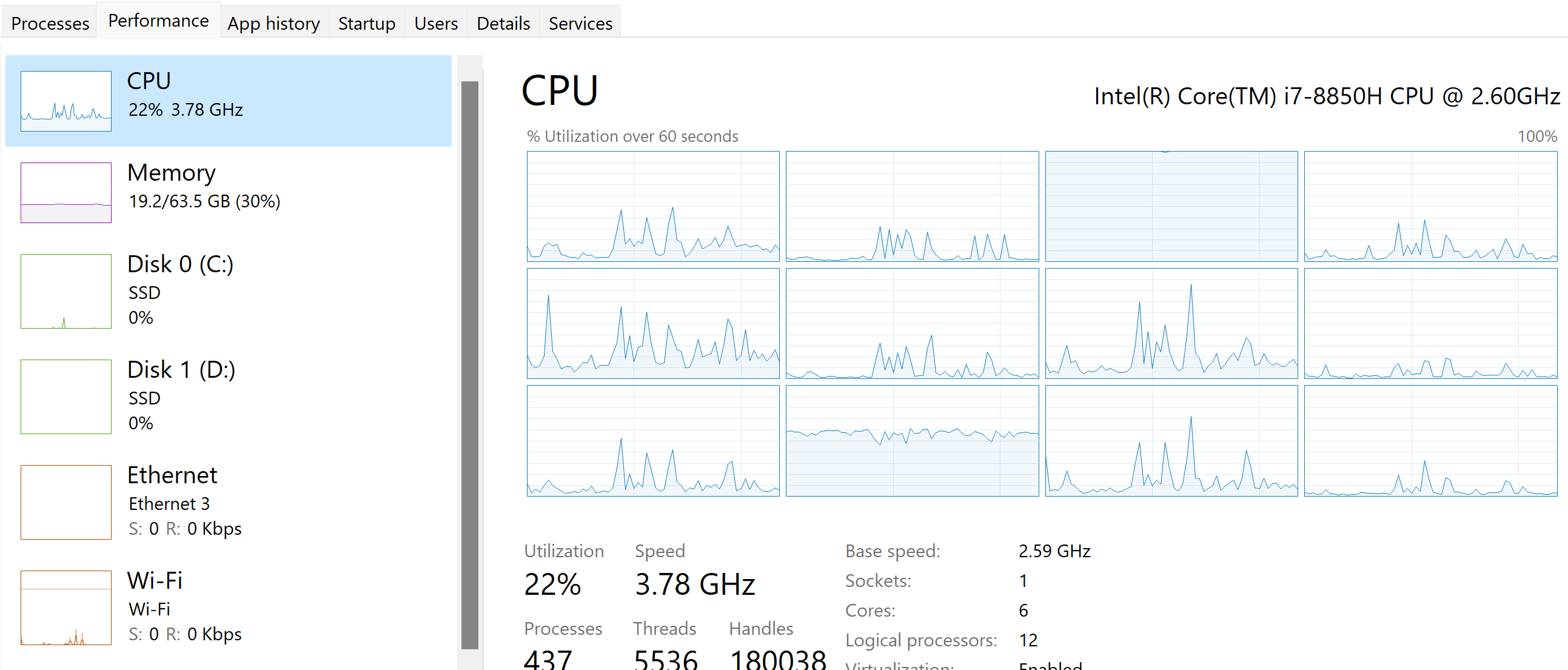 High CPU usage while Docker Desktop is running on Windows · Issue #12266 · docker/for-win · GitHub
