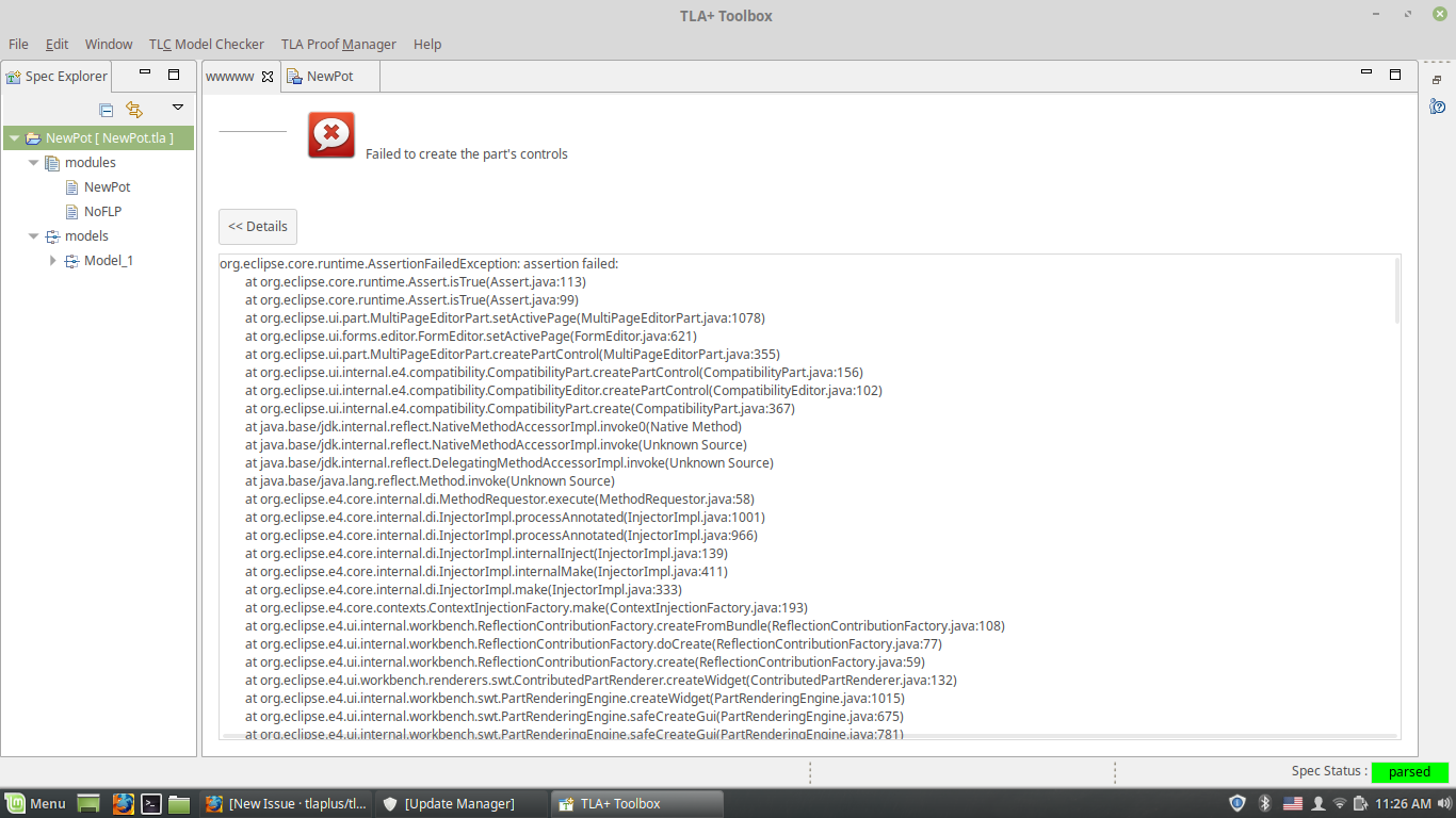 Deleting a spec that has unsaved changes · Issue #375 · tlaplus/tlaplus · GitHub