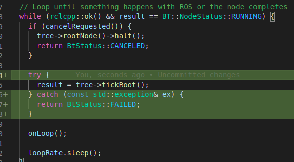 Would not halt all actions while exception thrown during running BT · Issue #2272 · ros ...