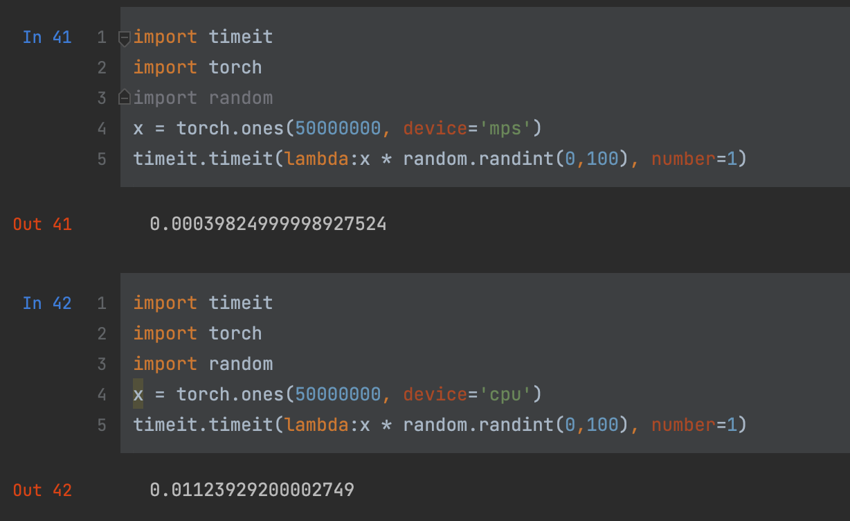 MPS device appears much slower than CPU on M1 Mac Pro · Issue #77799 · pytorch/pytorch · GitHub