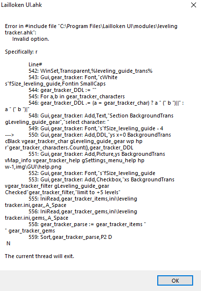 Leveling tracker shows success on import but doesn't show guide info · Issue #136 · Lailloken ...