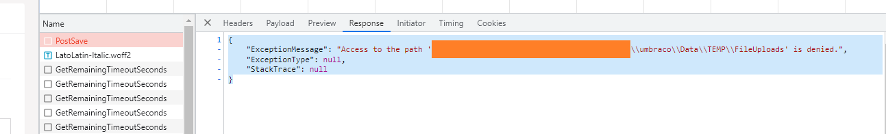 Prevent Server Path Disclosure From Media Postsave Endpoint · Umbraco Umbraco Cms · Discussion