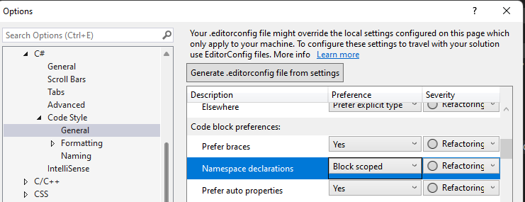 Indentation in new Web API project · Issue #40401 · dotnet/aspnetcore · GitHub