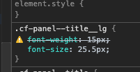 Panel Title receiving font weight in pixels · Issue #282 · influxdata/clockface · GitHub