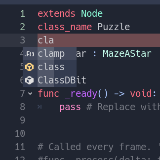class_name doesn't appear in auto complete suggestions · Issue #76344 · godotengine/godot · GitHub