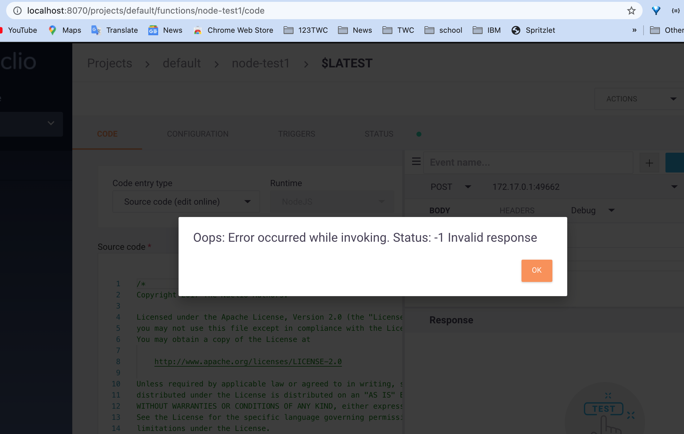 Unable to invoke function via /api/function_invocations · Issue #2315 · nuclio/nuclio · GitHub