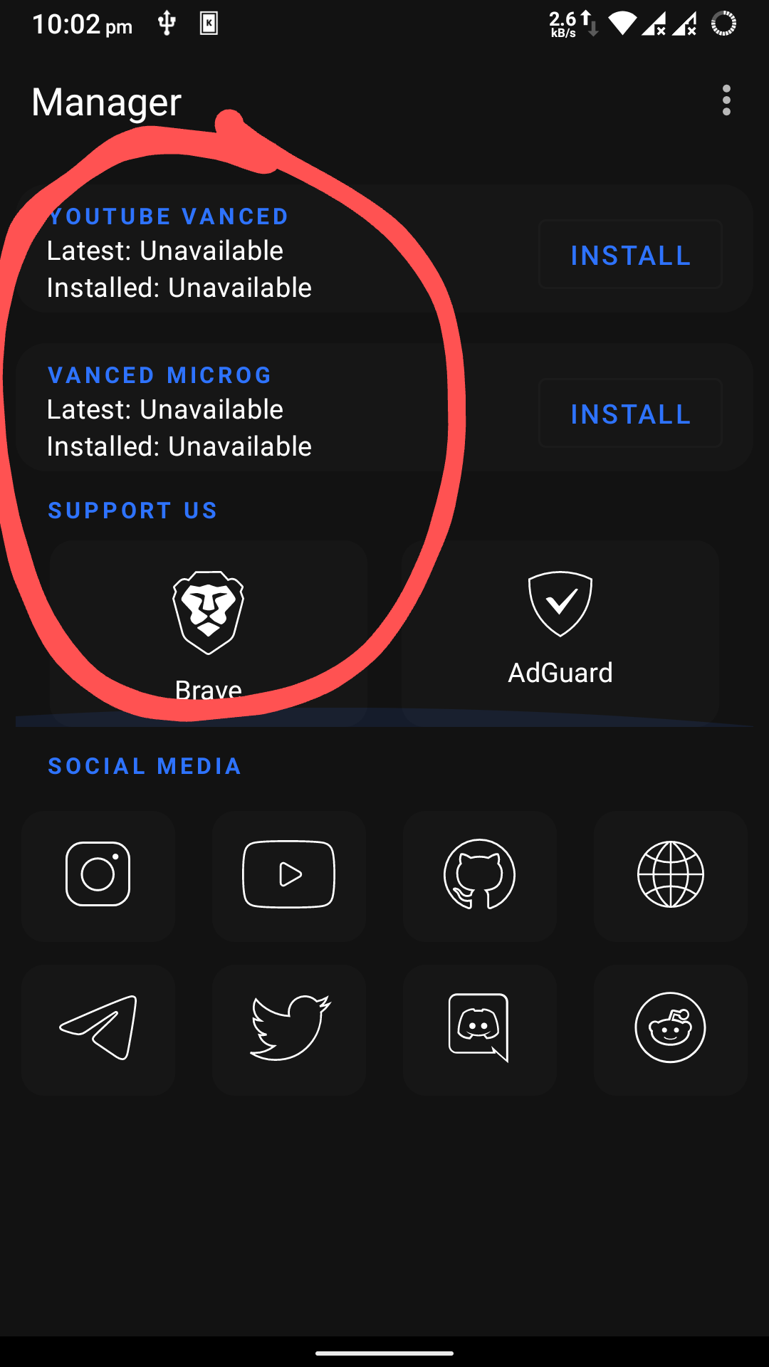 App crashes on clicking install microG · Issue #353 · TeamVanced/VancedManager · GitHub
