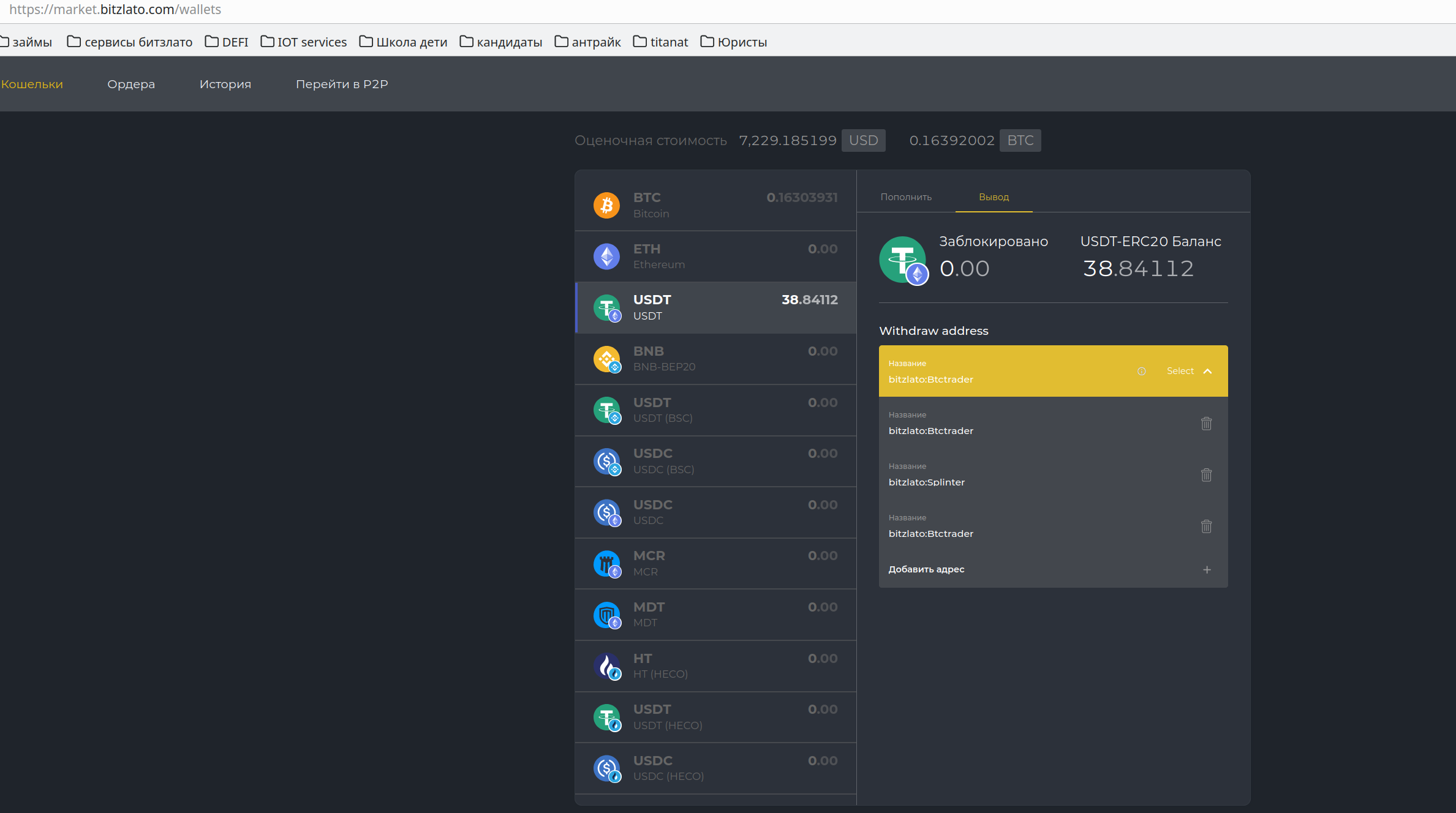 Показывать блокчейн адреса (withdraw address) в wallets - withdraw · Issue #169 · bitzlato ...