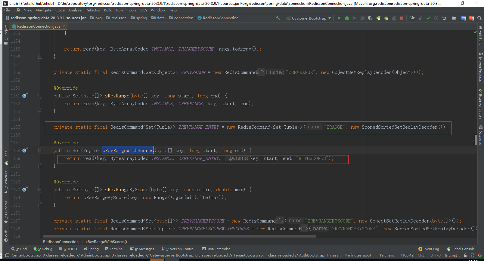 zRevRangeWithScores does not work properly in Spring RedisTemplate · Issue #1814 · redisson ...