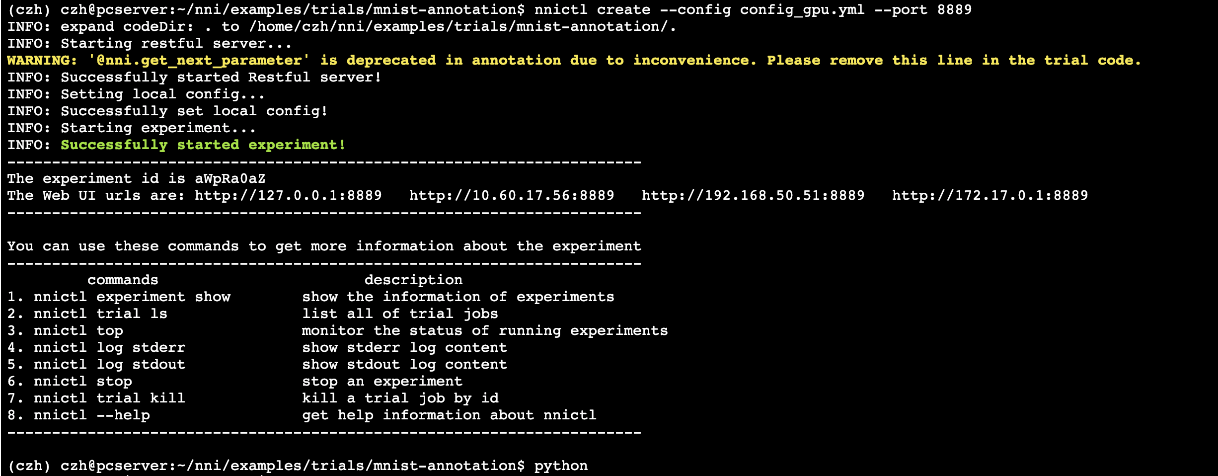 Dispatcher error when utilizing SMAC Tuner · Issue #715 · microsoft/nni ...