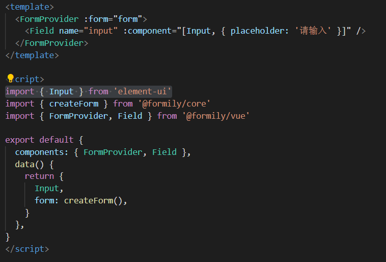 Formily 如何使用 element-ui 组件 · alibaba formily · Discussion #2135 · GitHub