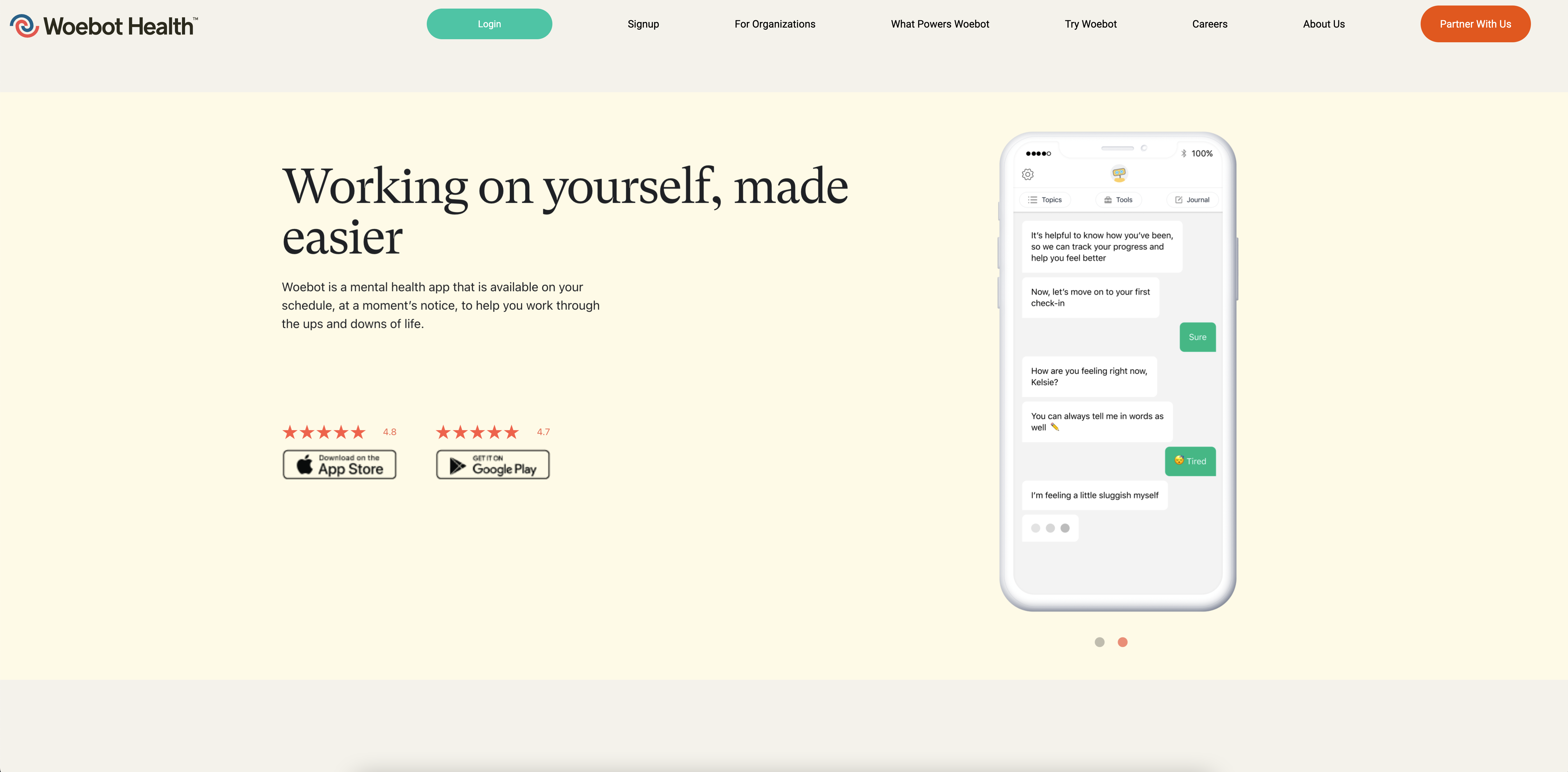 GitHub - Schow94/Woebot-Takehome: Takehome Assessment for Woebot Health