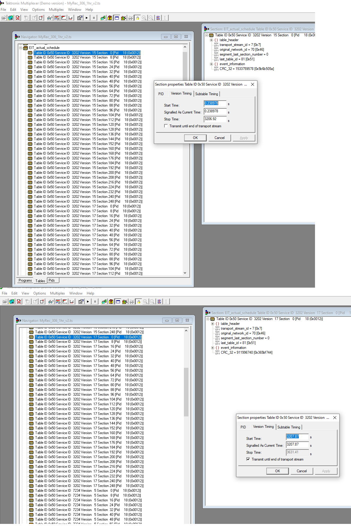 [Q] EITinject plugin make a mess with EIT schedule? · Issue #1176 · tsduck/tsduck · GitHub