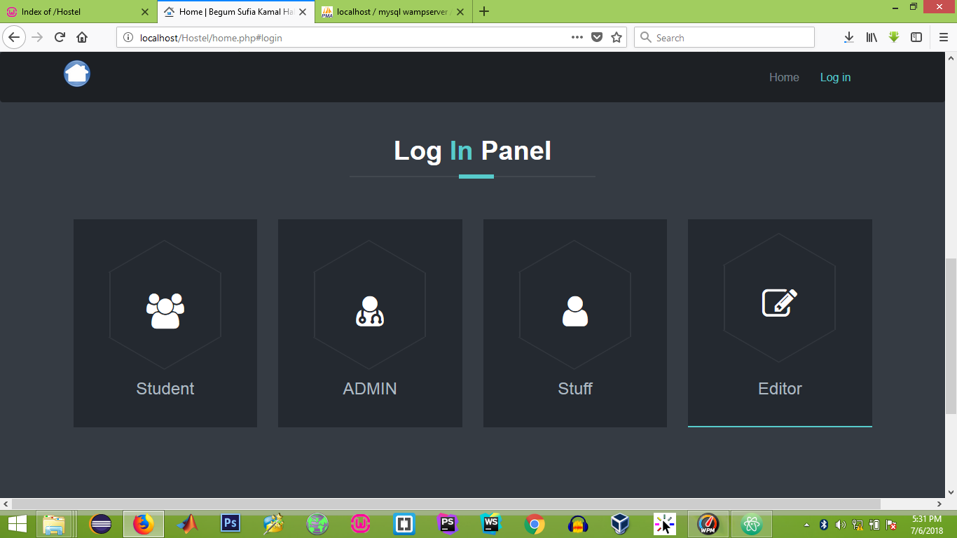GitHub - zihad-faruk/hostel-management-system: It is database project ...