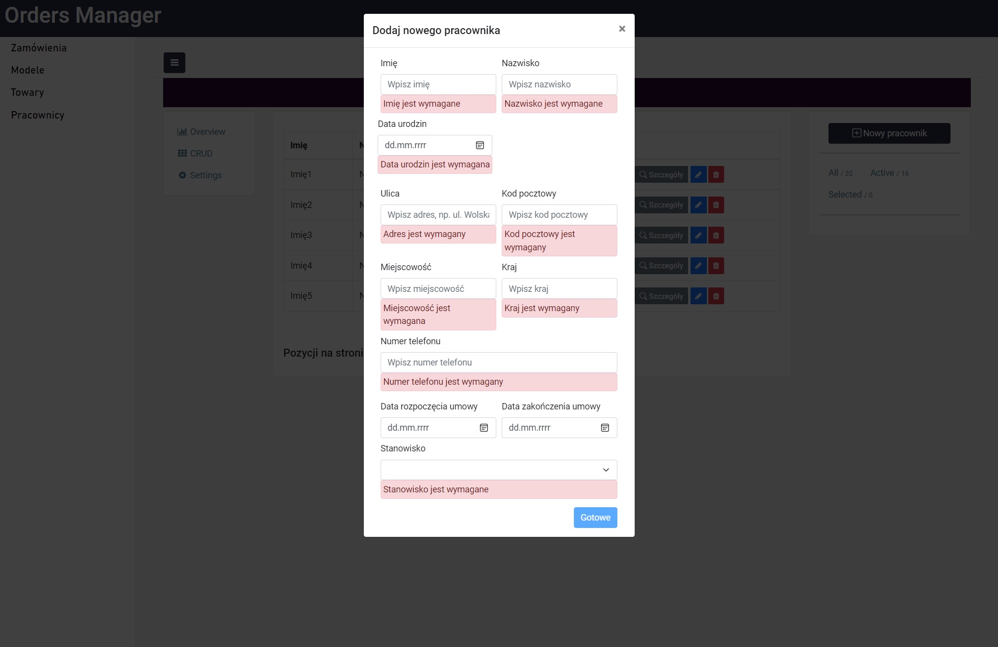 GitHub - simo333/orders-manager: Web application that manages ...