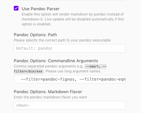 设定 pandoc_args 后 使用Pandoc 预览的一些错误 · Issue #1424 · shd101wyy/vscode-markdown-preview-enhanced ...