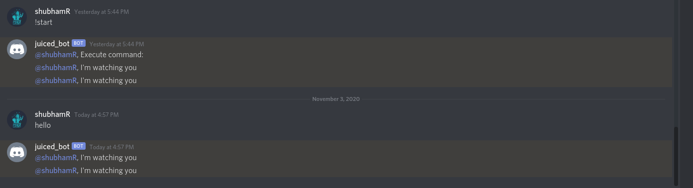 Repeat Bot Messages Reply On Message Event · Issue #26 · fjodor-rybakov/discord-nestjs · GitHub