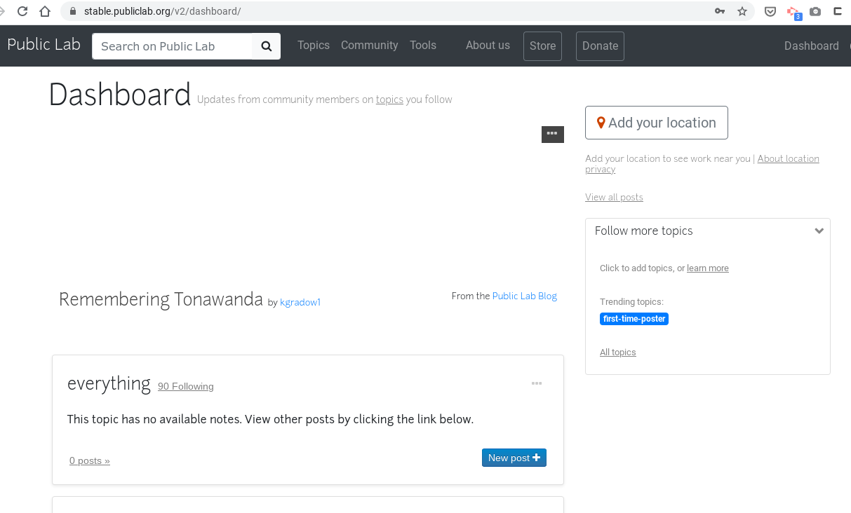 Small style adjustments for new dashboard · Issue #8999 · publiclab/plots2 · GitHub