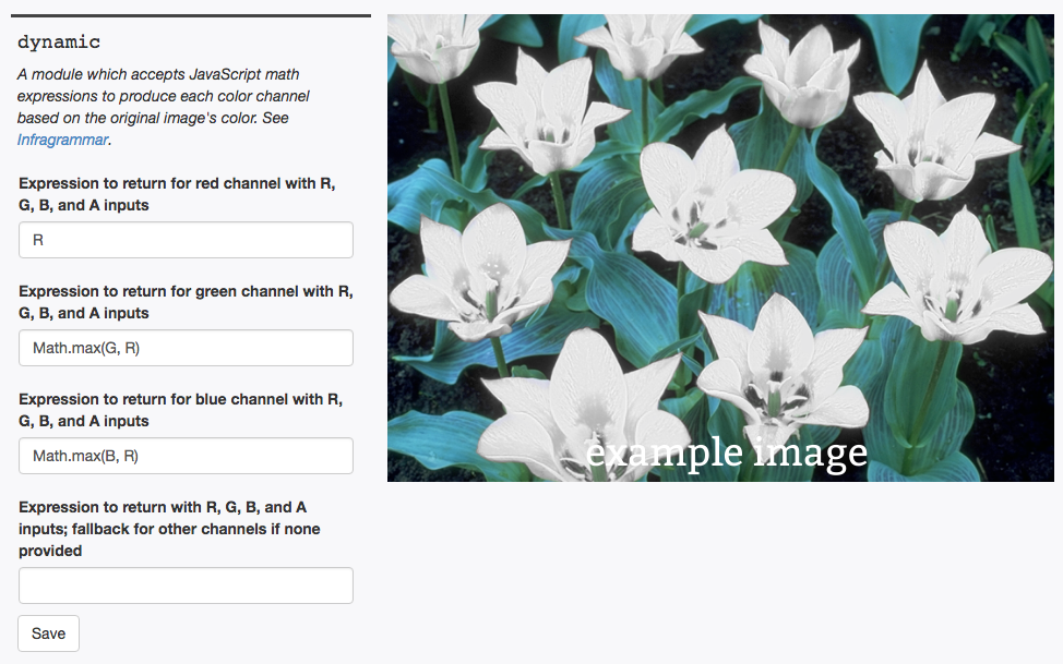 "Save as module" button on Dynamic module · Issue #231 · publiclab/image-sequencer · GitHub