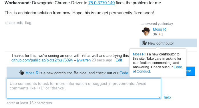 Expanded "be friendly to newcomers" message in comment forms · Issue #6096 · publiclab/plots2 ...