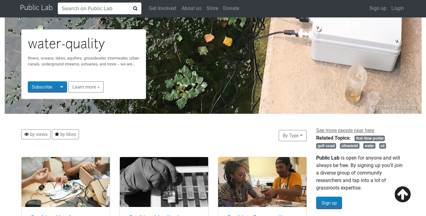 UI discussion of individual tag page content · Issue #6307 · publiclab/plots2 · GitHub