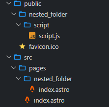 Relative paths of inline script tags in nested folders get mangled by `astro dev` and `astro ...