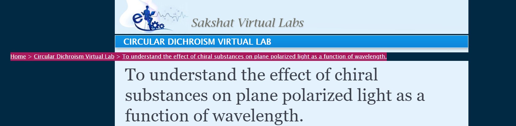Broken Redirection Links · Issue #220 · virtual-labs-archive/circular-dichronism-spectroscopy ...