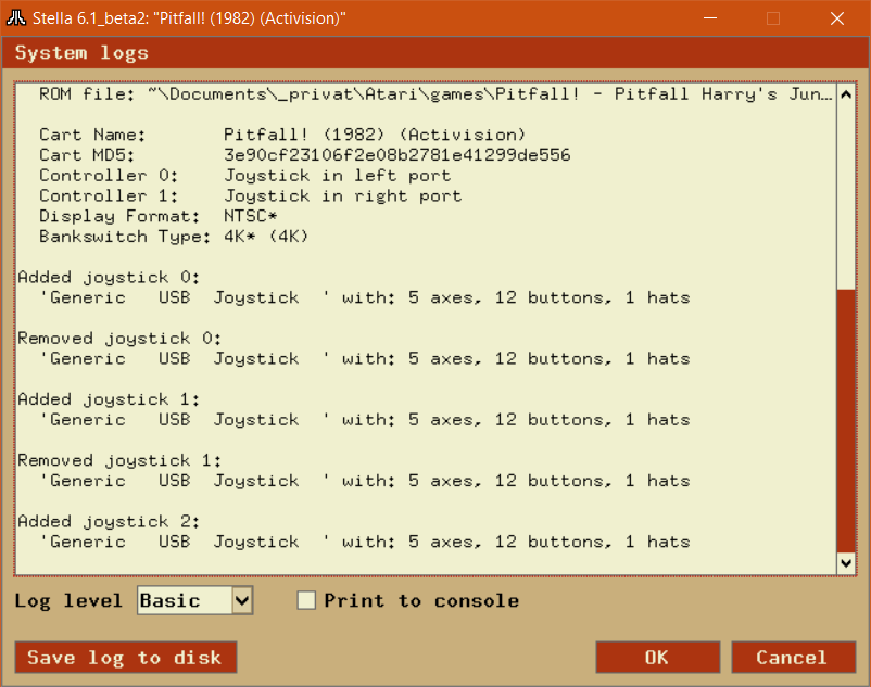 Joystick ids changing · Issue #494 · stella-emu/stella · GitHub