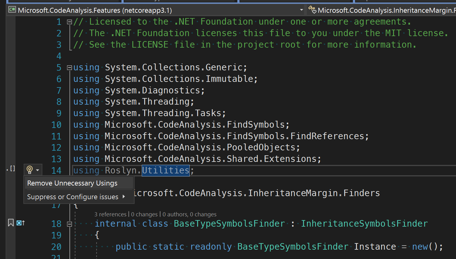 IDE0005 reports Deconstruct method's namespace as not necessary · Issue #60594 · dotnet/roslyn ...