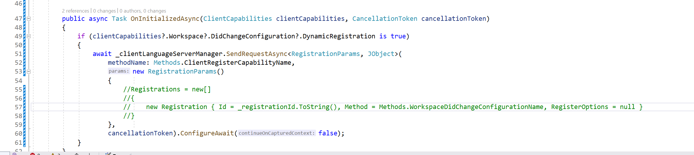 Double click Inline parameter doesn't handle reserved keyword properly · Issue #66817 · dotnet ...