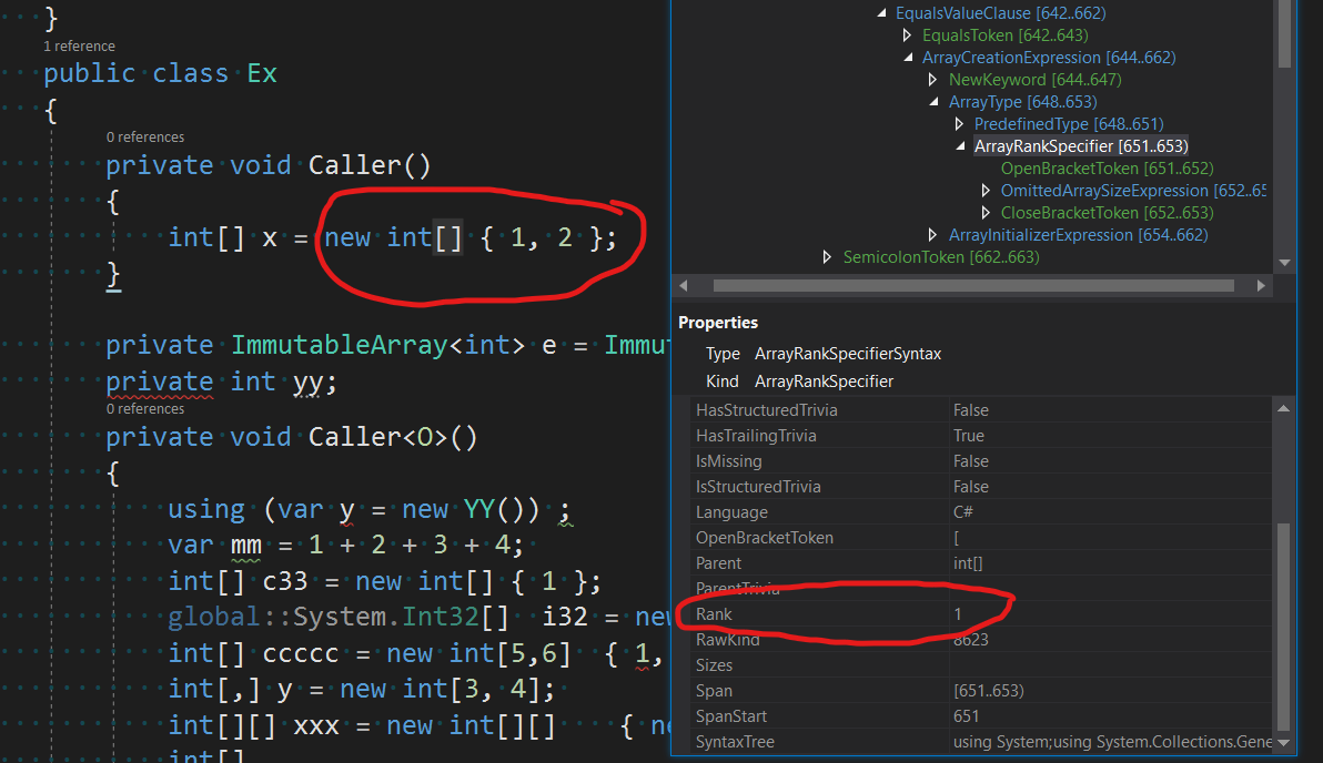 Missing rank in SyntaxGenerator.ArrayCreationExpression · Issue #46651 · dotnet/roslyn · GitHub
