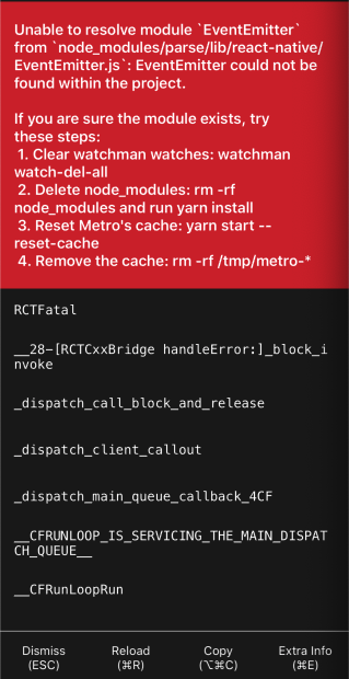 Unable to resolve module 'EventEmitter' - React Native 0.61.1 · Issue ... Unable to resolve module 'EventEmitter' - React Native 0.61.1 · Issue ...