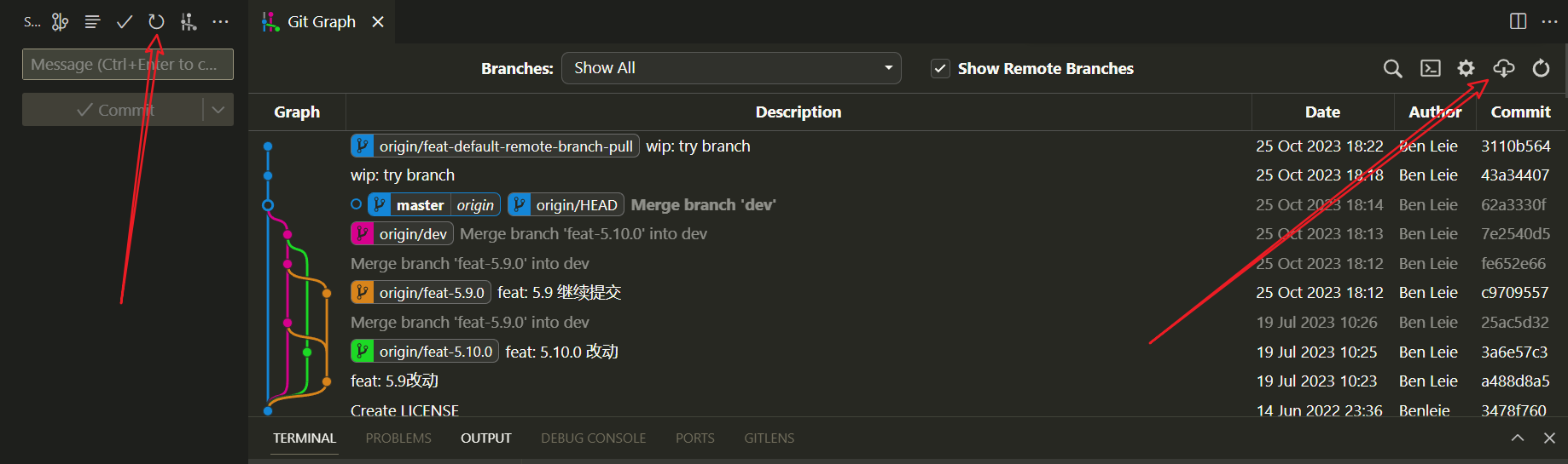 vscode fetch · Issue #2 · Benleie/learnGit · GitHub