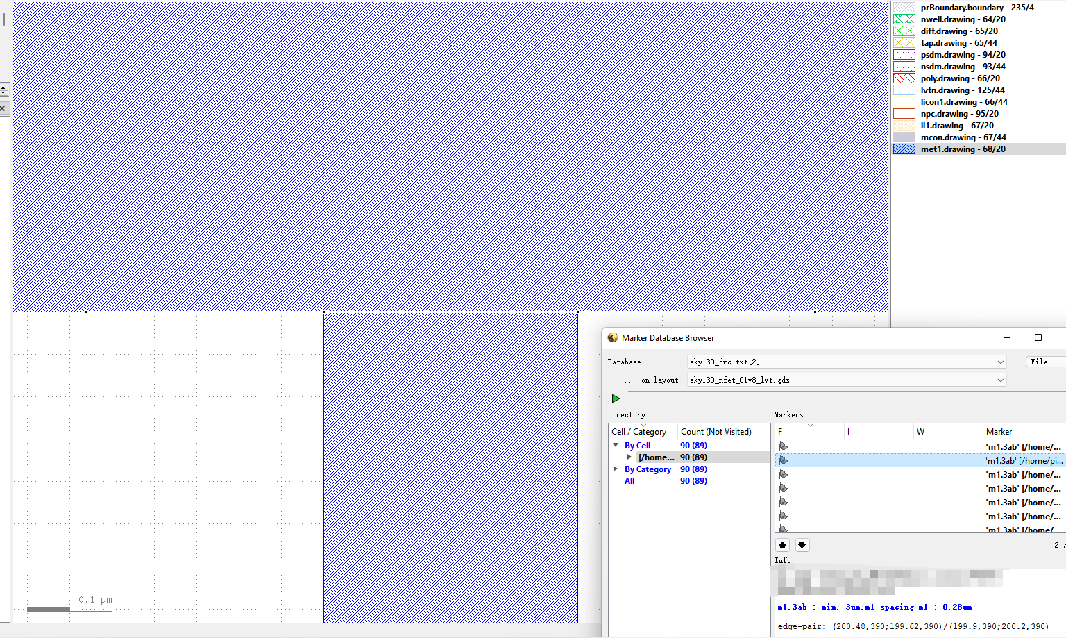 DRC problem on m1-m1 spacing · Issue #985 · KLayout/klayout · GitHub